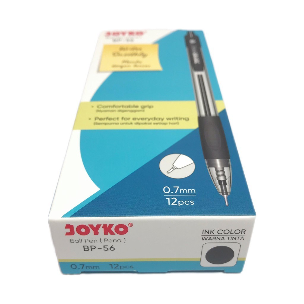 Jual Joyko - Ballpen BP-56 Black - LUSIN | Shopee Indonesia