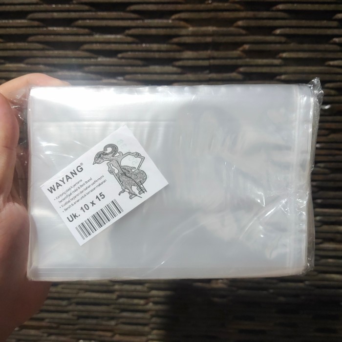 Jual Plastik PP bening Wayang uk 10x15 cm kantong kemasan isi 250gram ...