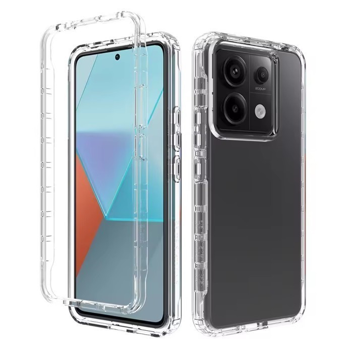 Jual CASING XIAOMI REDMI NOTE 13 PRO 5G 2 IN 1 CLEAR DOUBLE LAYER ...