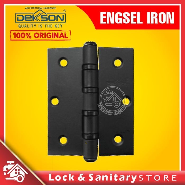Jual Engsel Dekson Dekkson NYLON ES IR 3X2.5X2MM 4NR BK Engsel Jendela ...