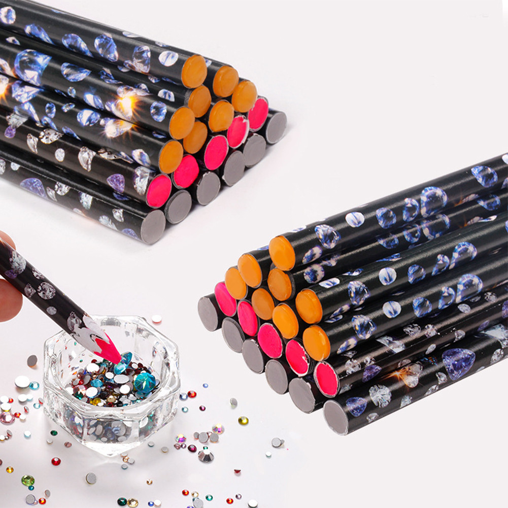 Jual 4/12PCS Diamond Painting Pen with Pencil Sharpener Rhinestone ...