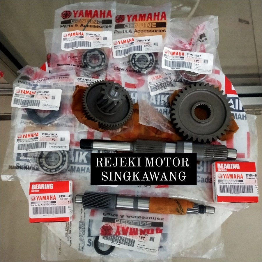 Jual Gear Rasio Transmisi Full Set Nmax Old 2DP Komplit Original Yamaha ...