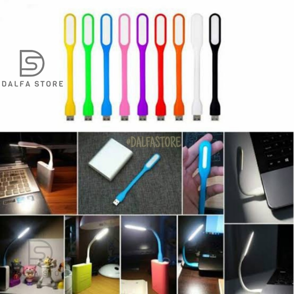 Jual Lampu USB LED Sikat Flexible Portable Lampu Baca Sikat Gigi Lampu Colokan USB HP Tablet ...