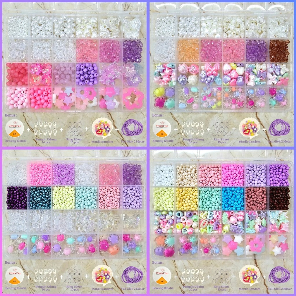 Jual Manik Mote 1 Set / Manik Manik Pasir 1 Box - Manik2 Mote Payet ...