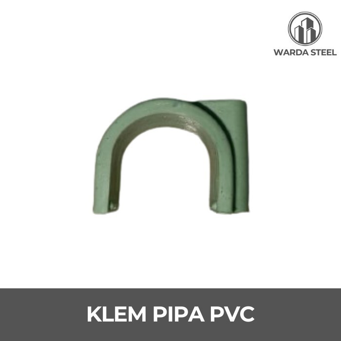 Jual Klem Pipa PVC 1" Dengan Paku Beton / Tanpa Paku - Pipe Clamp Pipa ...