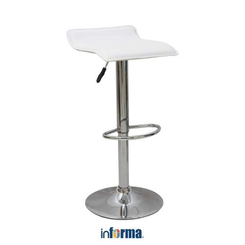 Jual Informa Dan Bangku Bar Kulit - Putih Bar Stool Kursi Kafe ...