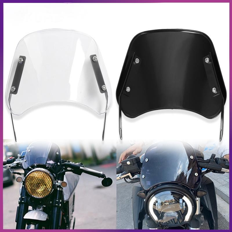 Jual Visor Universal Windshield Fit 5 Sampai 7 "Lampu Depan Bulat ...