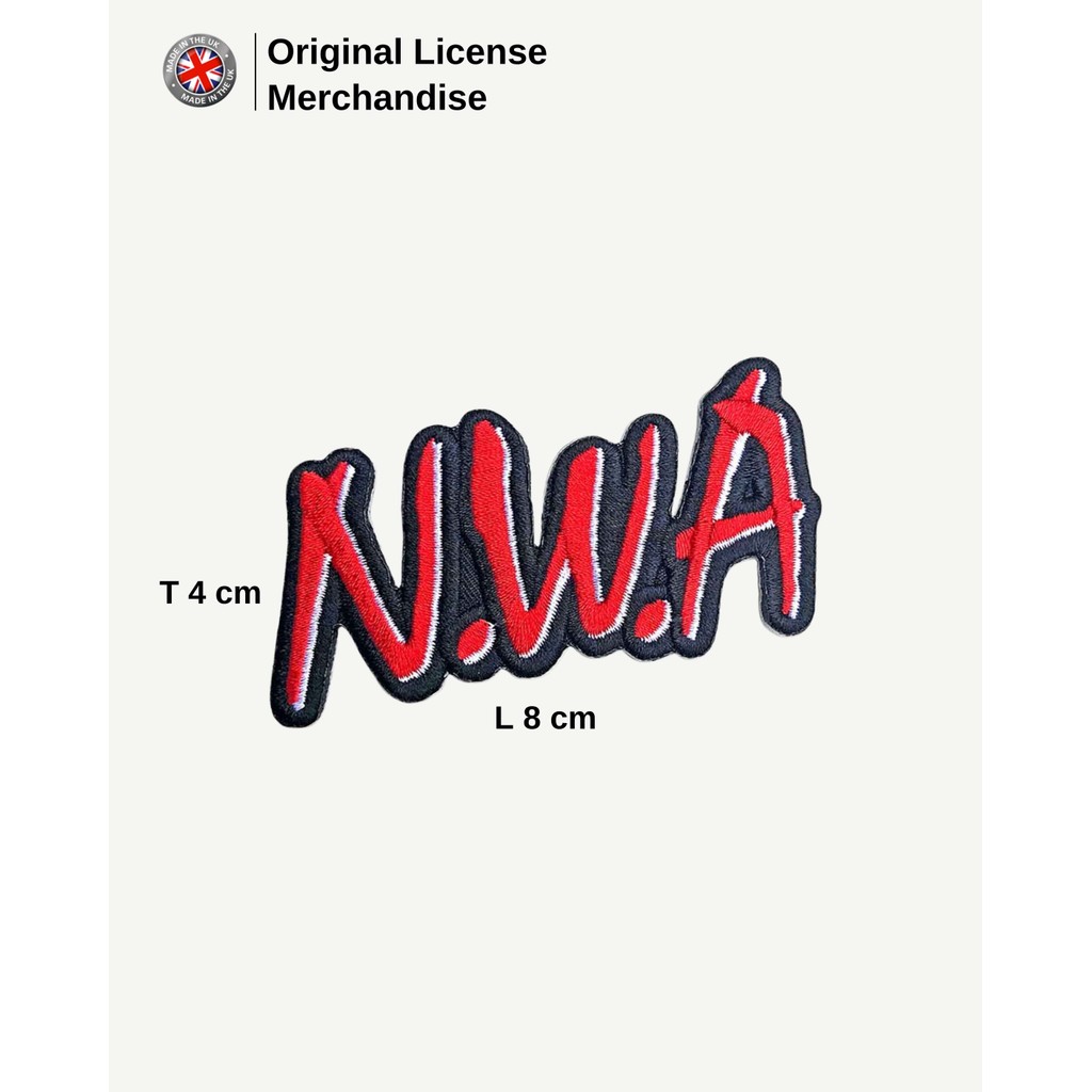 Jual Patch Emblem Badge Import Logo Band NWA Cut Out Logo | Shopee Indonesia