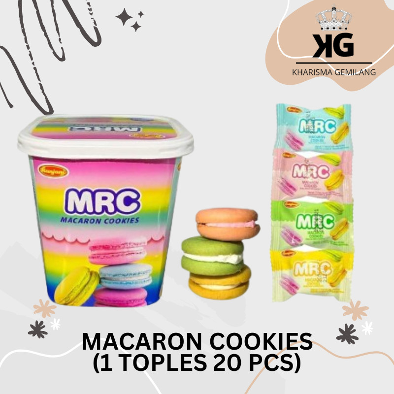 Jual KG - MACARON COOKIES MRC 92 Gram (1 Toples 20 Pcs) Ranjani Kue ...