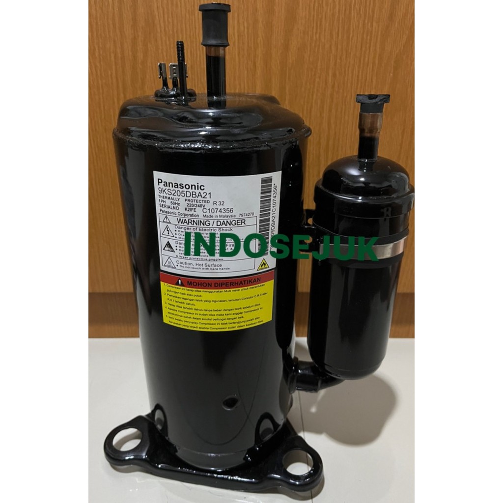 Jual KOMPRESOR PANASONIC 9KS205 2PK R32 / COMPRESSOR AC PANASONIC 2PK ...