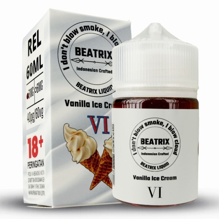 Jual Beatrix V6 VANILLA ICE CREAM 60ML by Omnilab Liquid Vape | Shopee ...