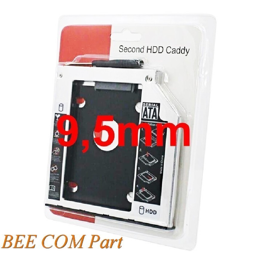 Jual HDD CADDY SLIM 9.5mm For SSD HDD DVD SLIM Laptop CADDY -BEE ...