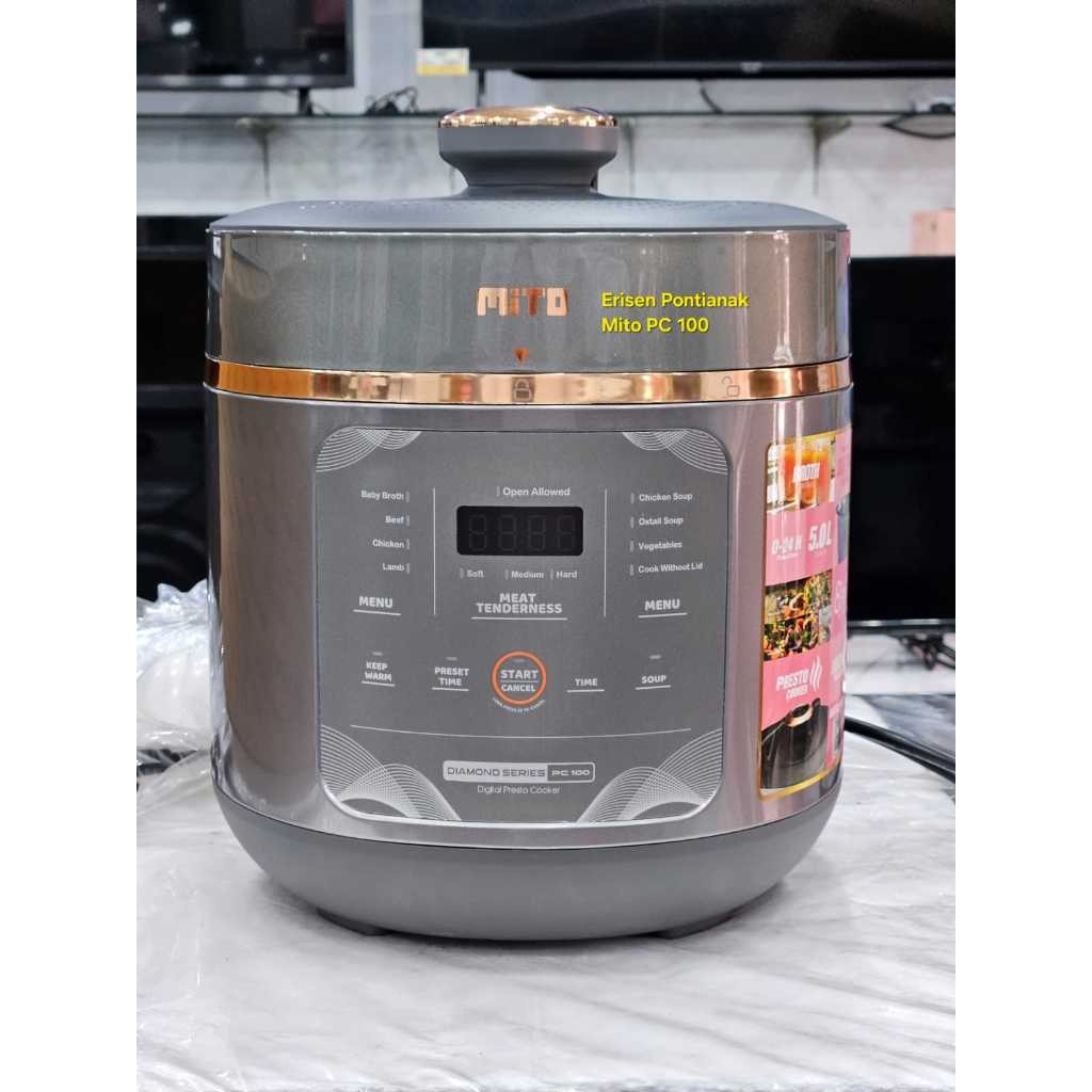 Jual MITO Digital Presto Cooker PC100 5L 700Watt Pressure Cooker PC 100 ...
