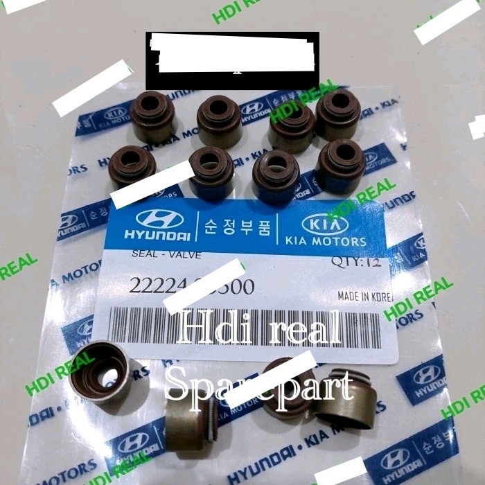 Jual Seal valve klep 12pc Hyundai Getz Ori | Shopee Indonesia