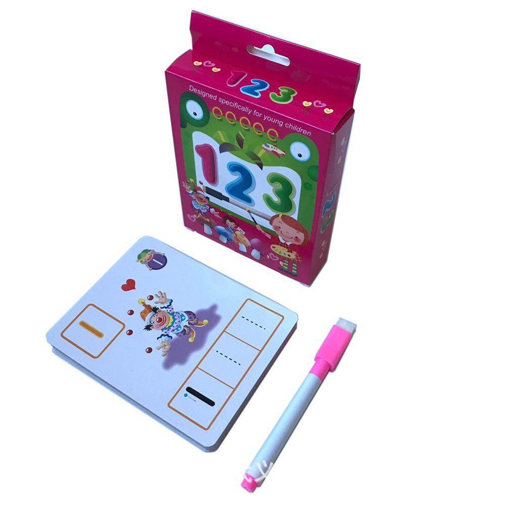Jual Wipe Clean Flash Card / Fash Card Kartu Pintar Bisa Hapus/ Sudah ...