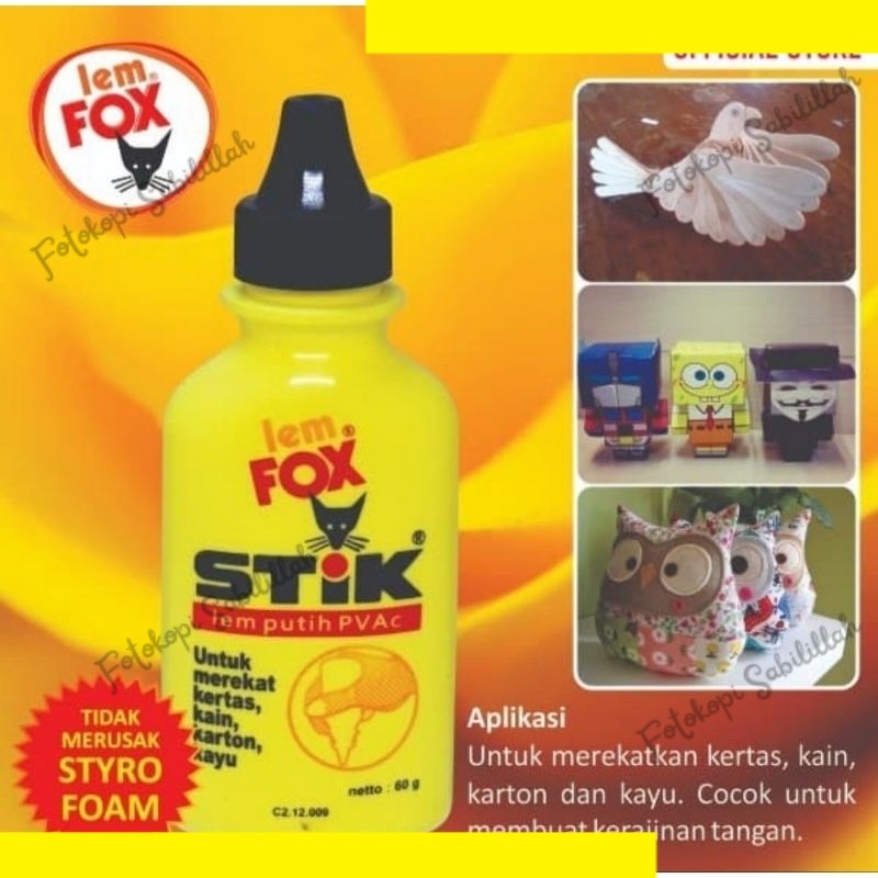 Jual Lem Fox Stick 60 gram (1 Pcs) | Shopee Indonesia