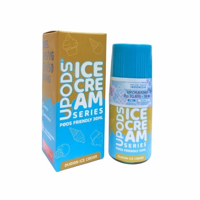 Jual SALT - Upods DURIAN ICE CREAM Series 30ML 10MG by Upods Liquid ...