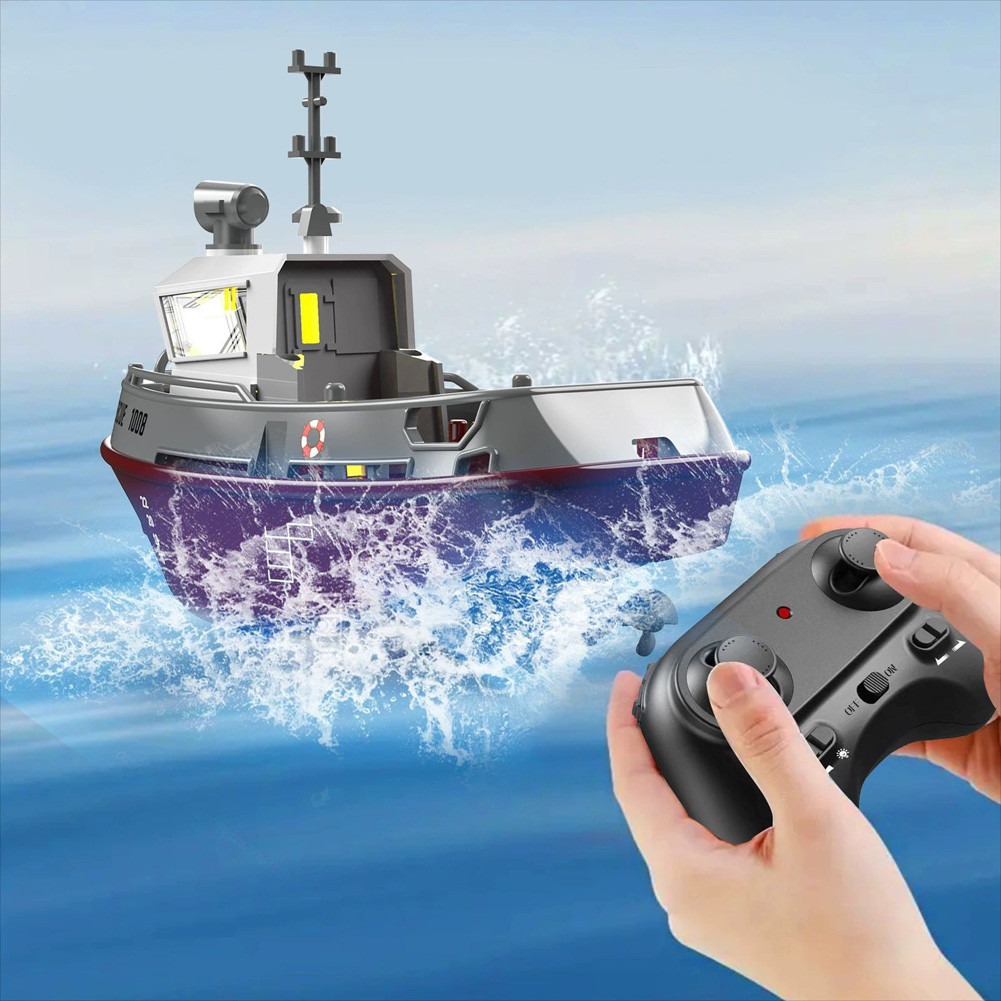 Jual Remote Control Boat For Kids 2.4GHz 2-level 1:32 Dual Motor ...