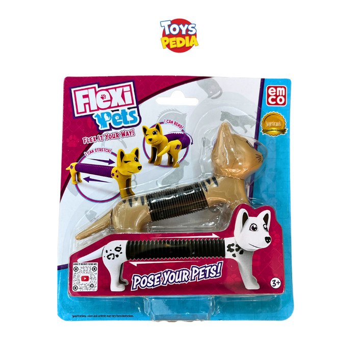 Jual Mainan Figur Binatang Emco Flexi Pets | Shopee Indonesia