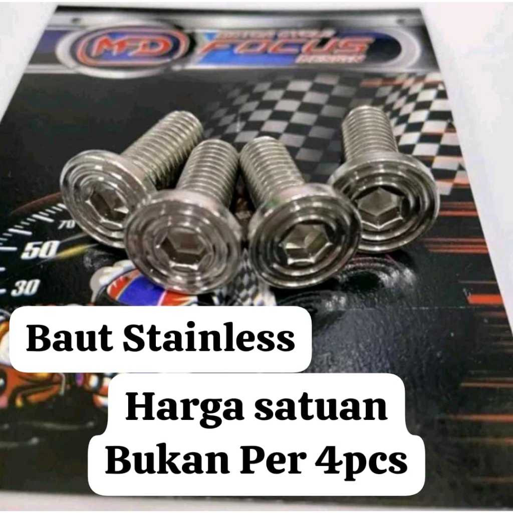 Jual Baut Disc Brake piringan Cakram MD FOCUS Bahan Stainless JAMINAN ...