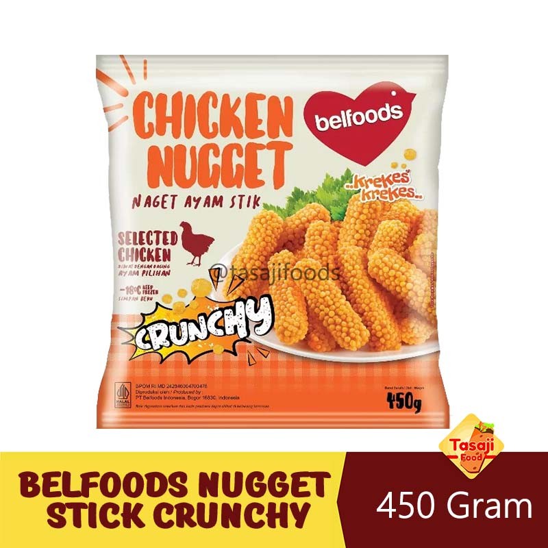 Jual Belfoods Favorit Chicken Nugget Stick Crunchy 450gr | Shopee Indonesia