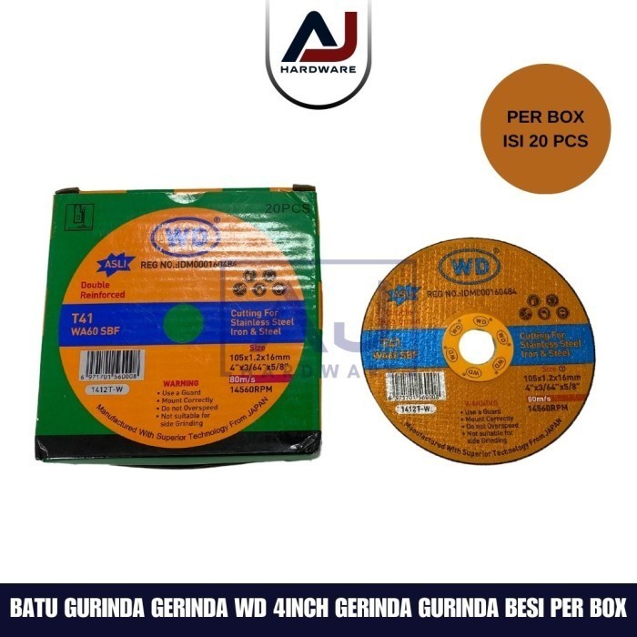 Jual Batu Gurinda Gerinda WD Mata Gurinda Gerinda WD 4in Potong Besi ...