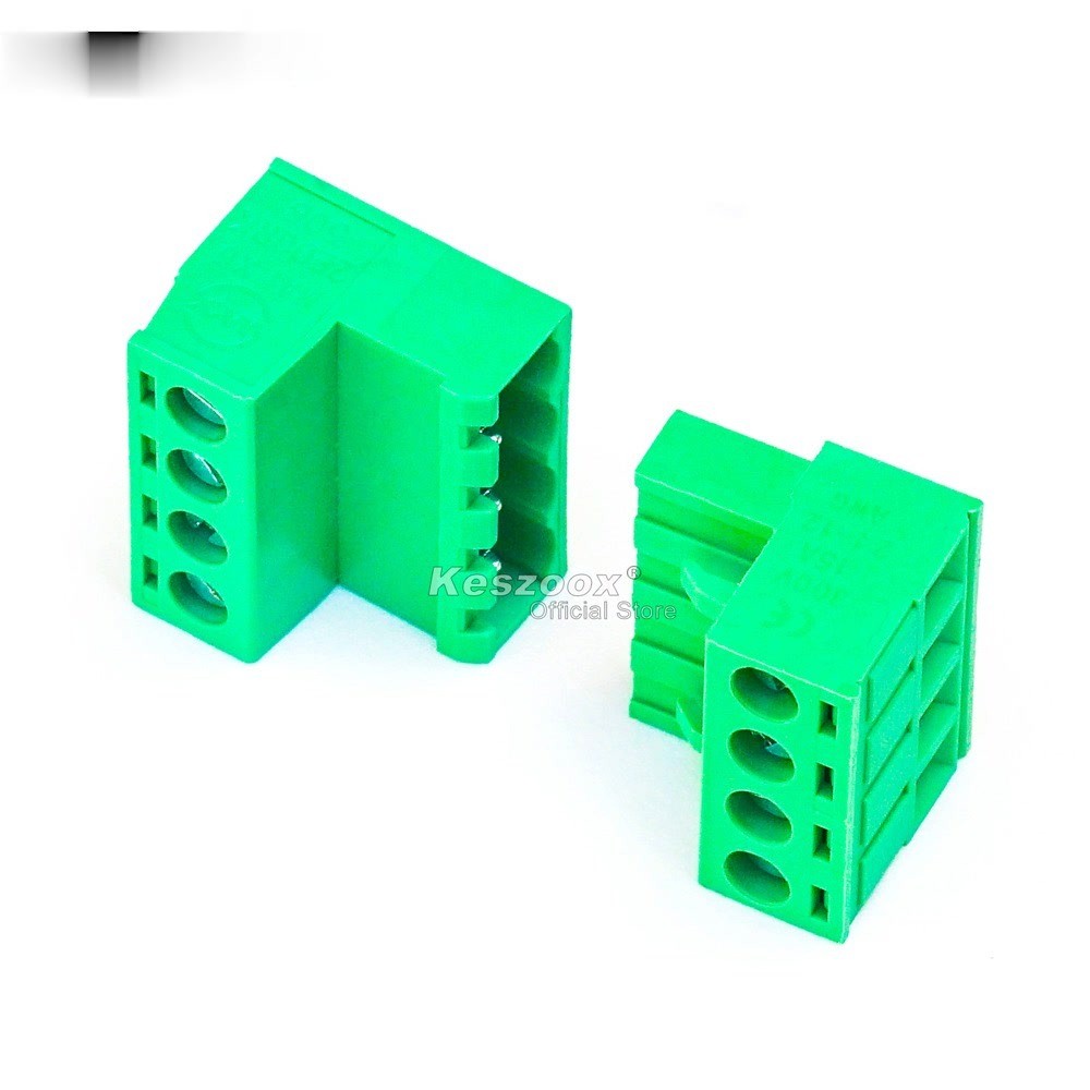 Jual 5 Set 5.08mm 4 Pin Male & Female Phoenix Type Connector No ...