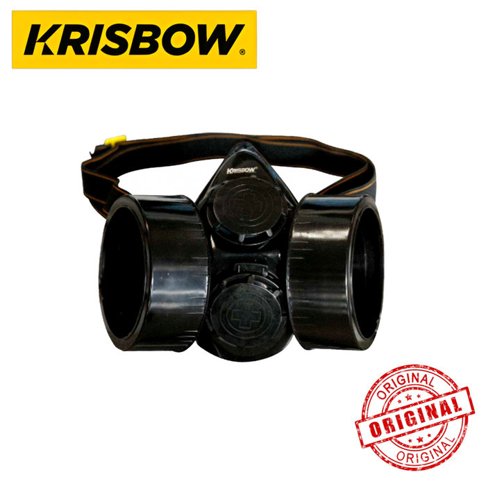 Jual Masker Respirator Double KRISBOW SRRP20D Filter Protection Safety ...