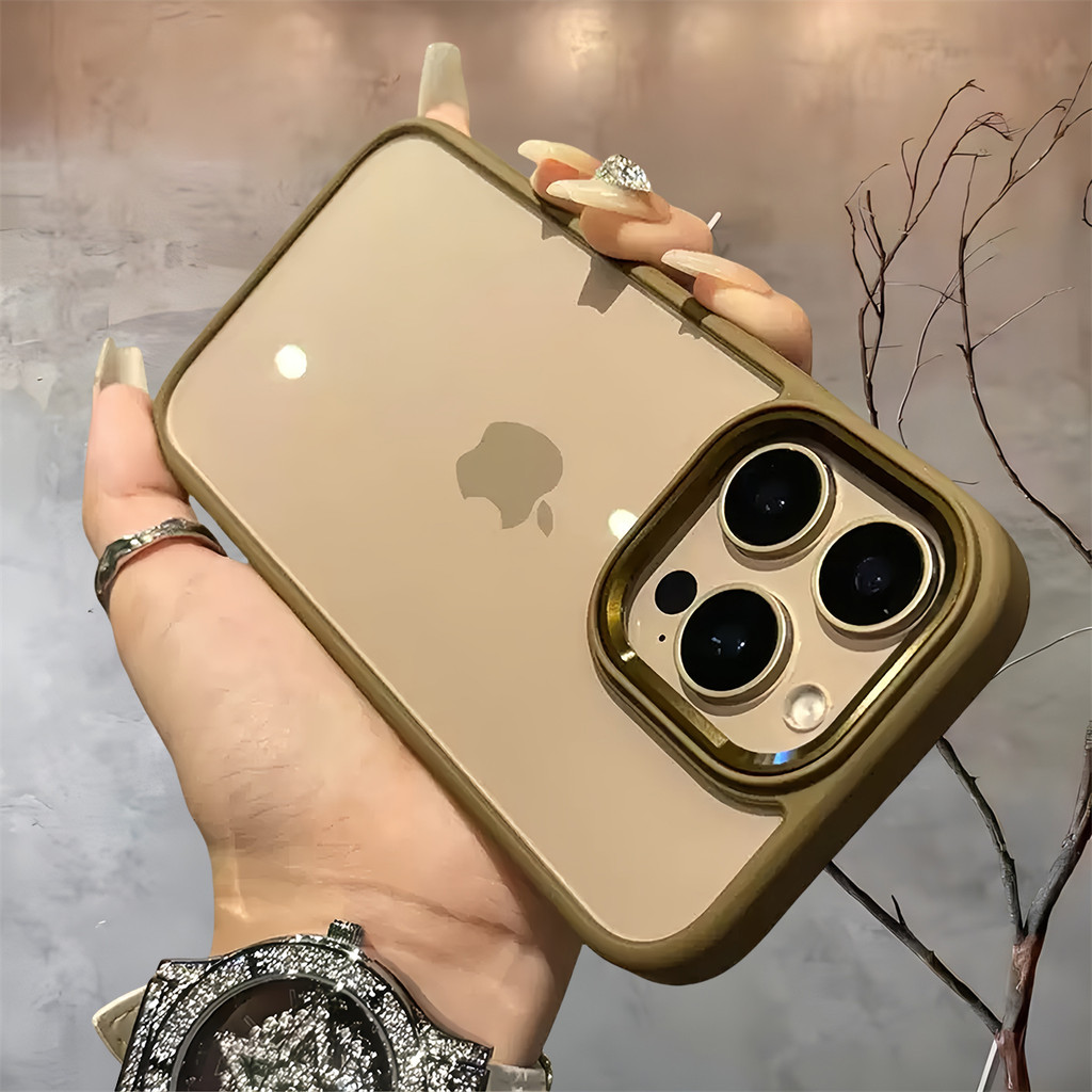 Jual Desert Titanium Casing Ponsel Transparan untuk IPhone 16 Pro Max ...