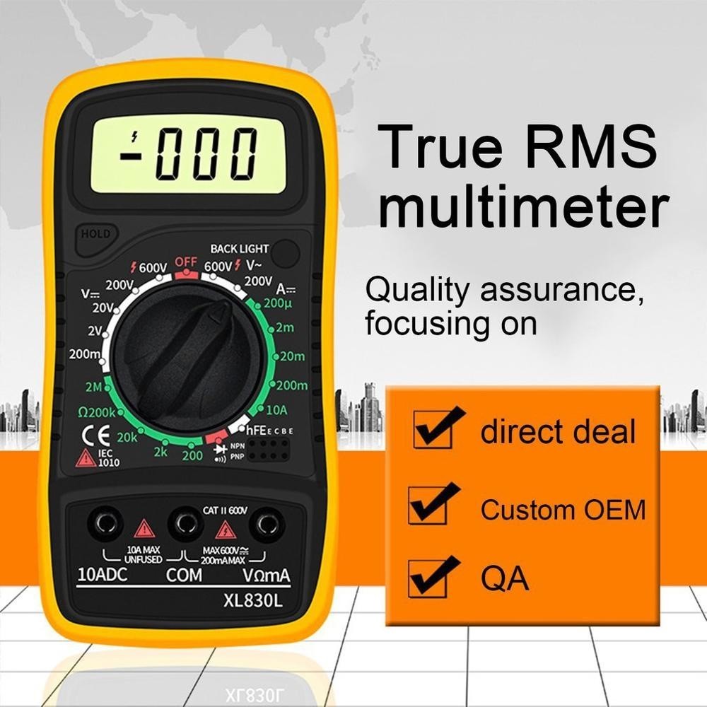 Jual Multimeter Digital AC/DC Voltage Tester / Multitester Digital ...