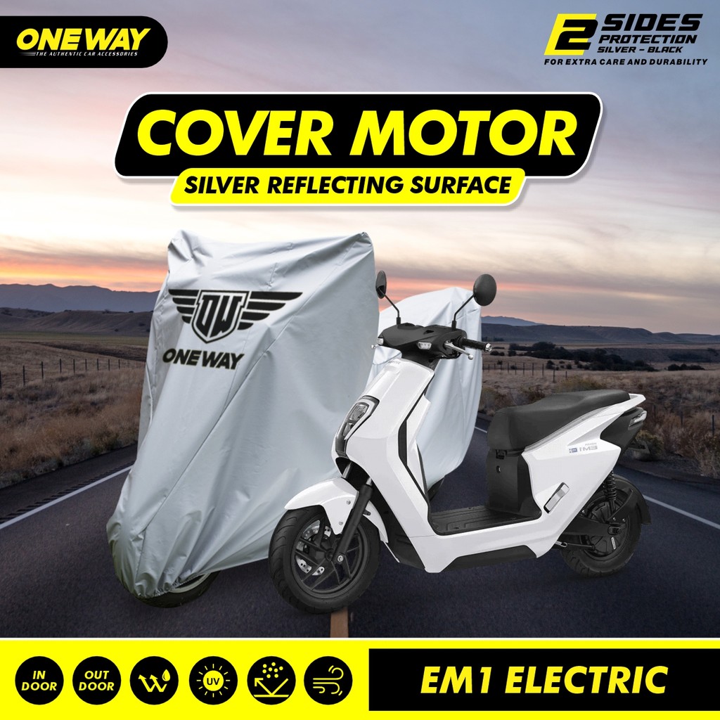 Jual Sarung Cover Motor ONEWAY Silver HONDA EM1 ELECTRIC Waterproof ...