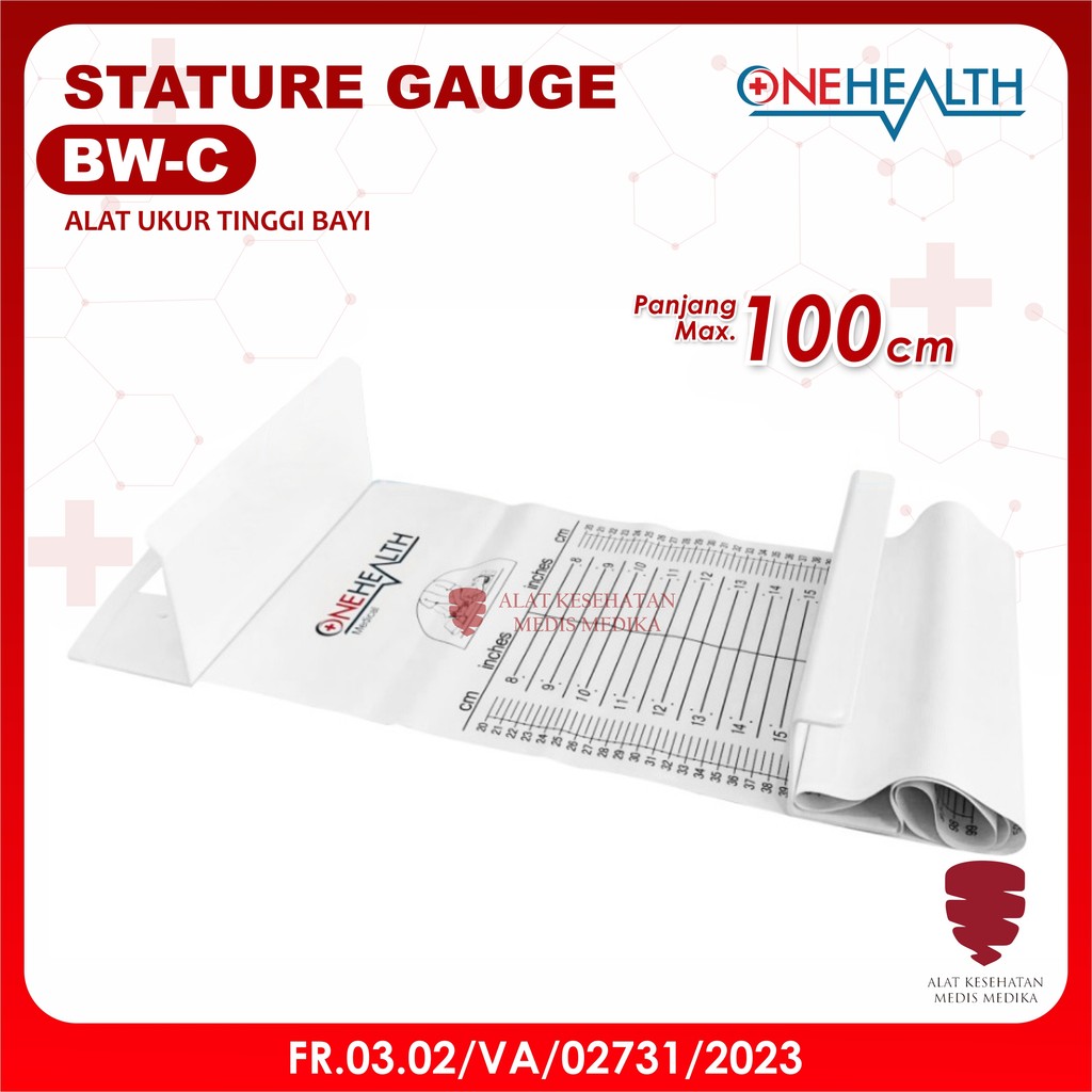Jual Stature Gauge Baby OneHealth WB-C Alat Ukur Tinggi Bayi Pengukur ...