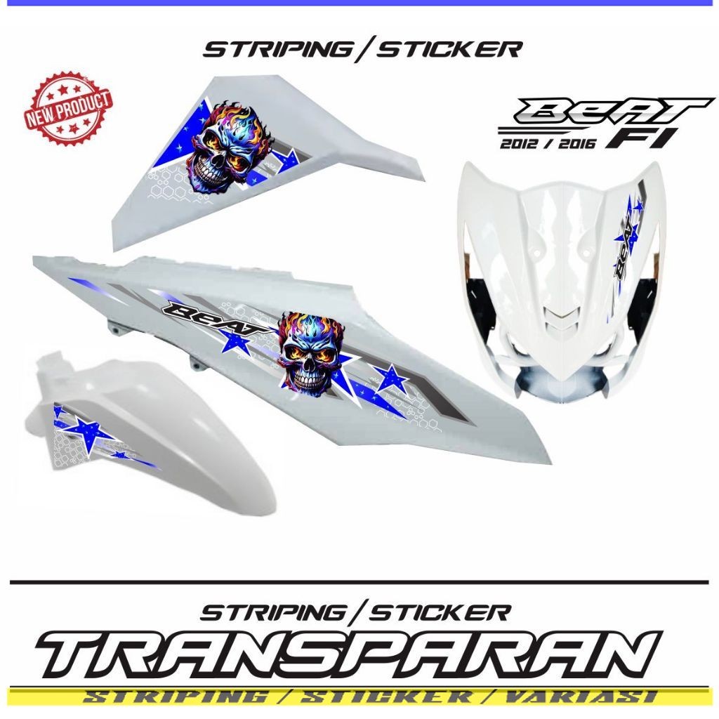 Jual VARIASI SETIKER LIST / STRIPING POLET KEREN TRANSPARAN VARIASI ...