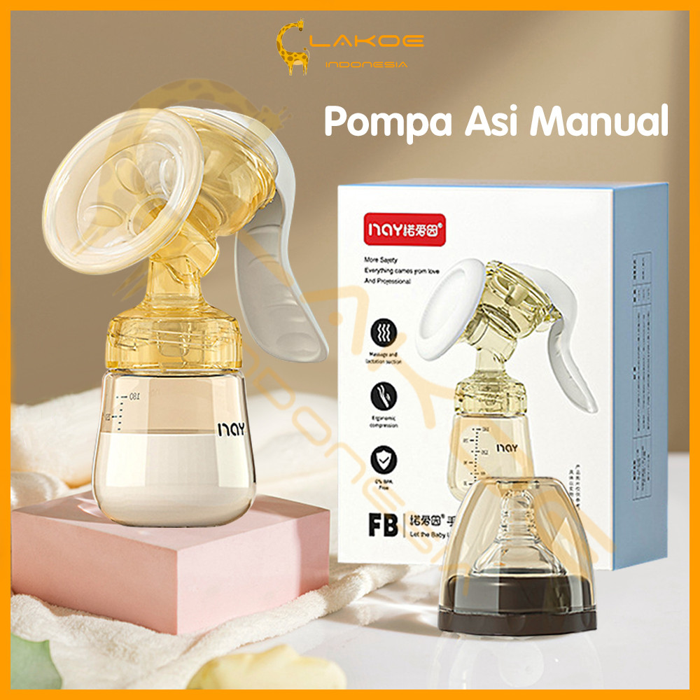 Jual Lakoe Pompa Asi Manual portable breast pump Pompa Air Bayi BPA ...