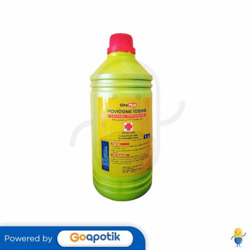Jual One Med Povidone Iodine Botol 1000 Ml | Shopee Indonesia