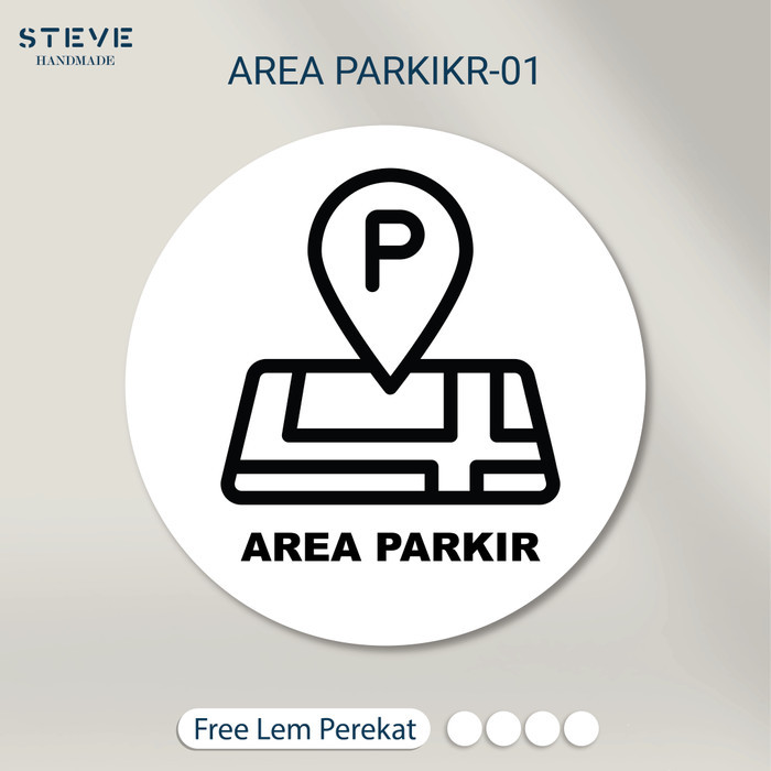 Jual Sign Board Parkir Area | Papan Tanda Area Parkir Label Akrilik ...