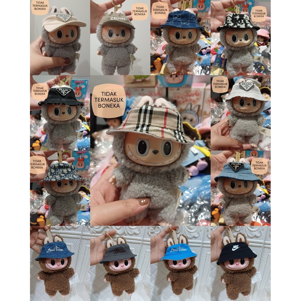 Jual READY KHUSUS TOPI FOR BONEKA LABUBU/TOPI MINI OUTFIT LABUBU ...