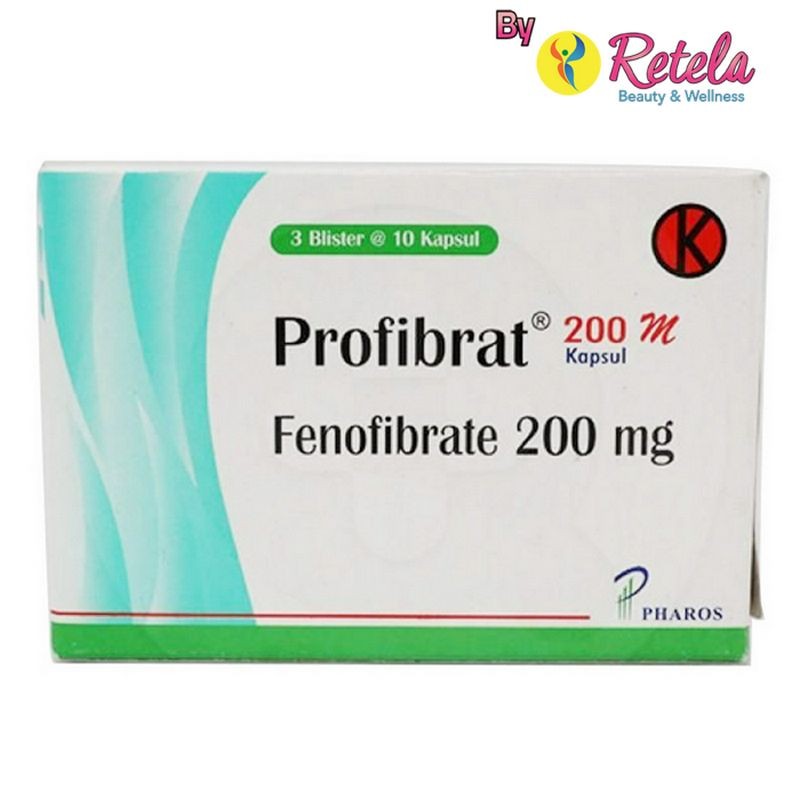 Jual PROFIBRAT FENOFIBRATE 200MG 1 BLISTER 10 TABLET | Shopee Indonesia