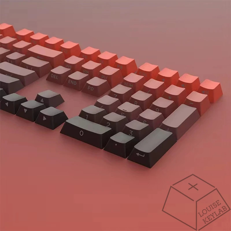 Jual Keycap PBT Double Shot Gradient Side Print Tembus Cherry Profile ...