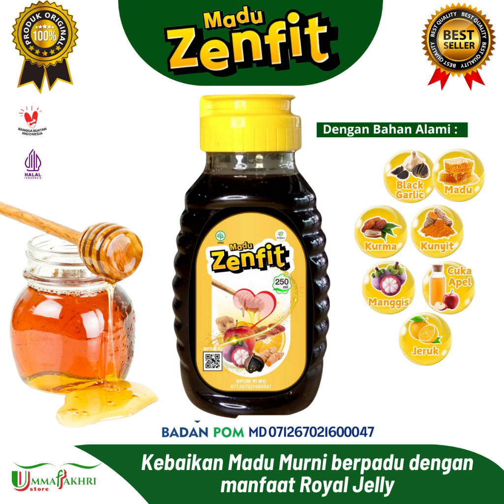 Jual Madu Zenfit – Madu Herbal Premium untuk Detoks, Imun, dan ...