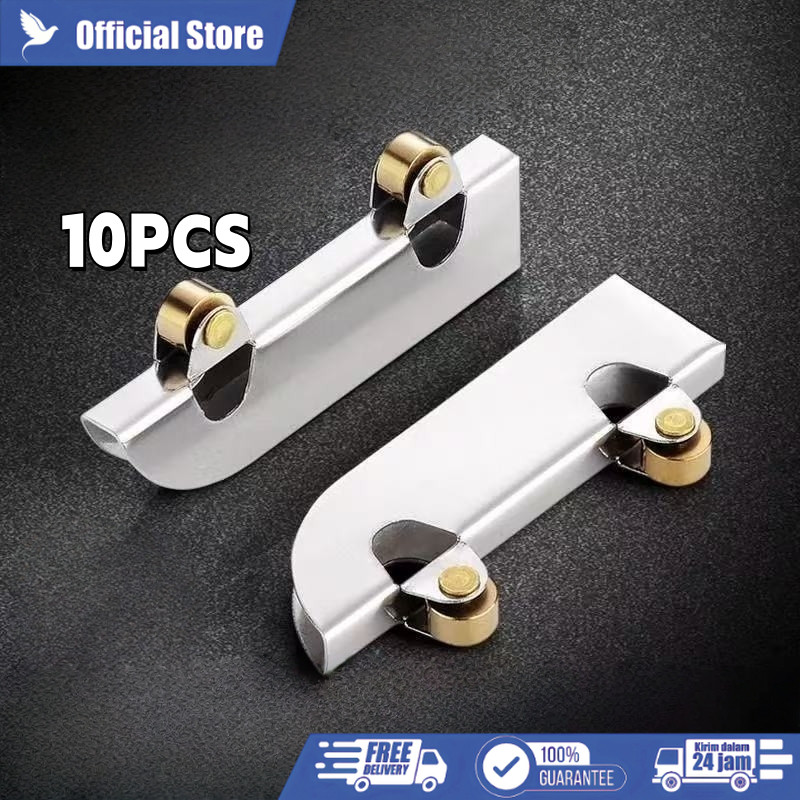Jual 10Pcs Kaca Pintu Geser Roda Baja Tahan Karat Roda Rel Pintu Geser ...