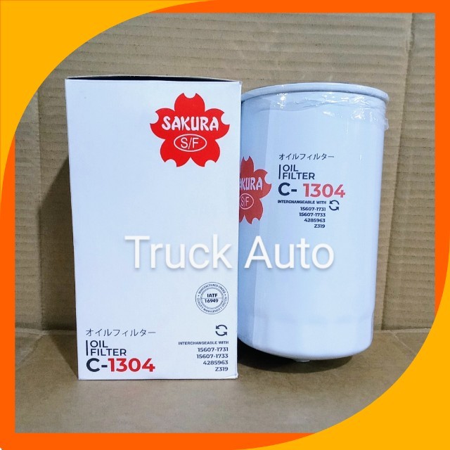 Jual Sakura Filter Oli Hino Ranger Lohan Bus RG C-1304 | Shopee Indonesia