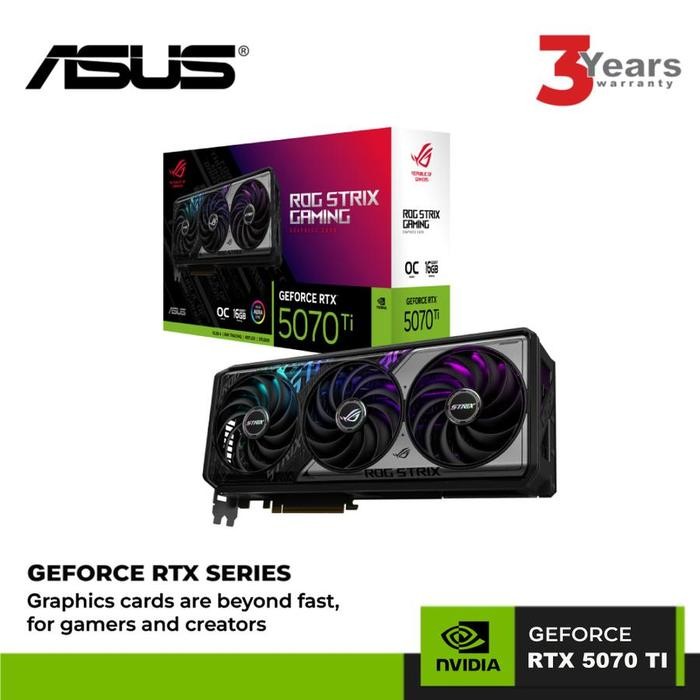 Jual ASUS VGA NVIDIA GEFORCE ROG STRIX RTX 5070 TI / 5070TI 16GB GDDR7 ...