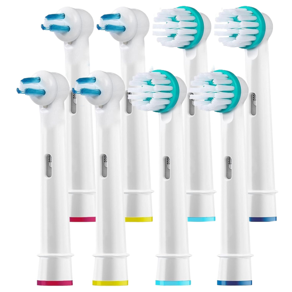 Jual 4/8/16 Pcs Interproximal Clean Replacement Brush Heads For Oral B ...