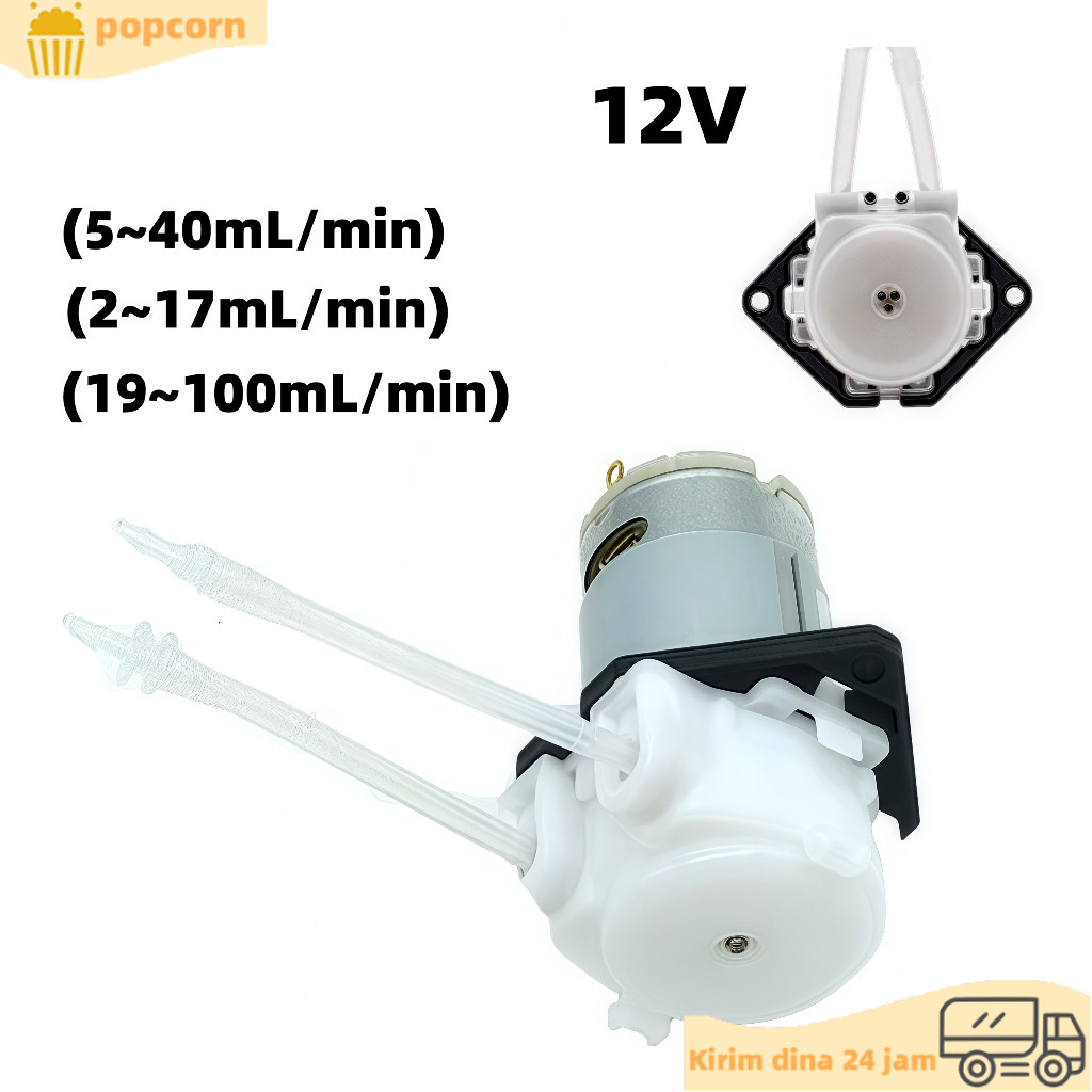 Jual Peristaltic Pump Dosing Pump 12v DC Pompa Peristaltik Water Liquid Air | Shopee Indonesia