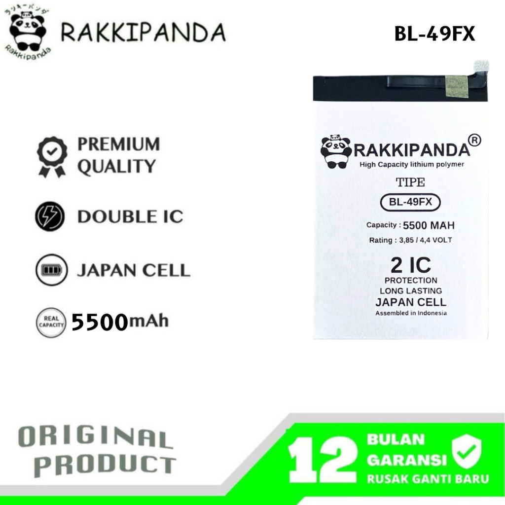Jual RakkiPanda - BL-49FX Infinix Hot 8 X650/Hot 9 X655/Hot 9 Pro X655F/Hot 20i X665E/Note 7 ...