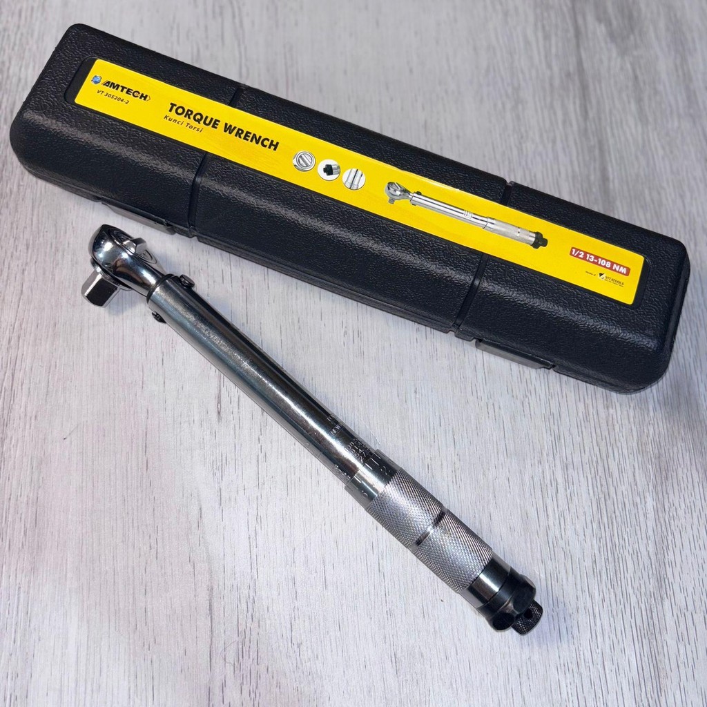 Jual AMTECH Kunci Momen Torsi Torque Wrench Two-way Spanner Tools ...