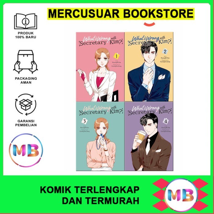 Jual What's Wrong with Secretary Kim?, Vol. 1 - 4 by MyeongMi Kim ...