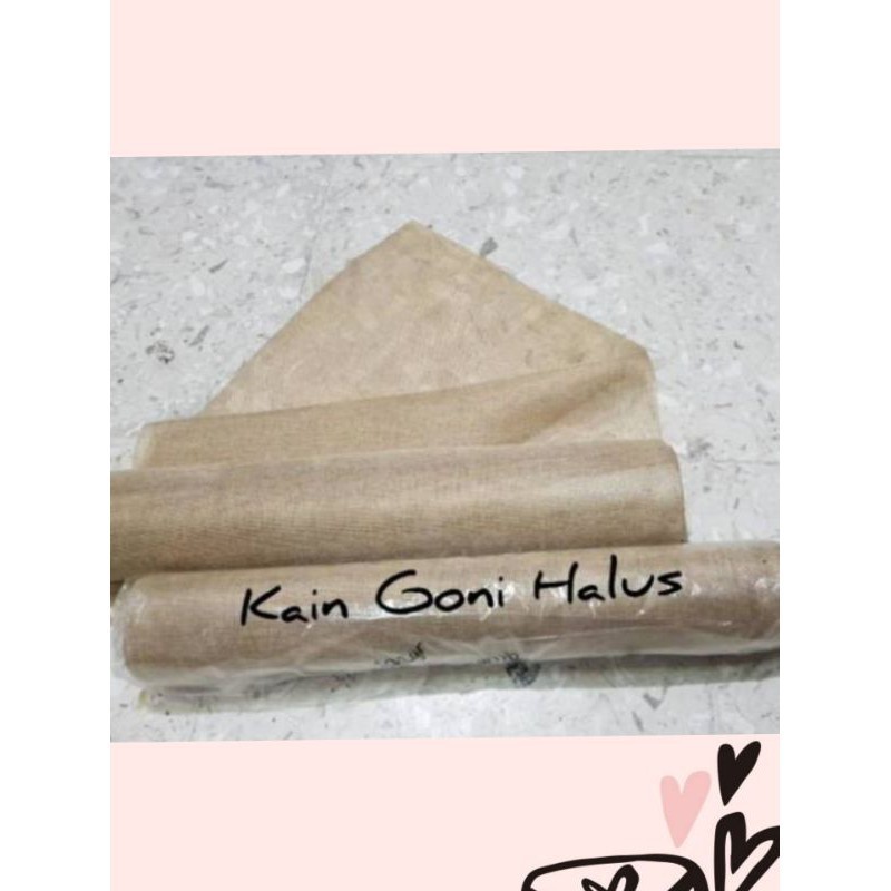 Jual 1 YARD - KAIN GONI HALUS POTONGAN | GONI SINTETIS LEBAR 48 CM ...