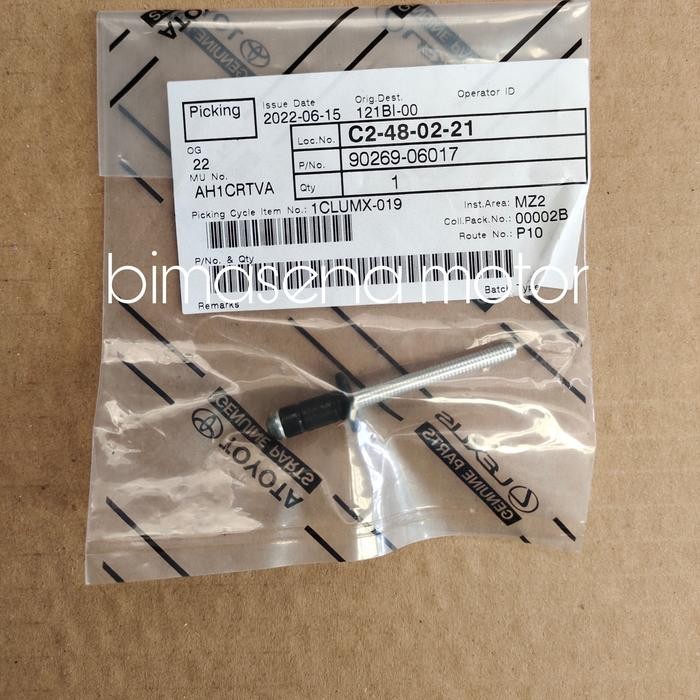 Jual paku rivet tutup tangki toyota innova fortuner 90269-06017 best ...